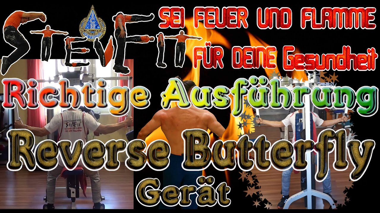 Reverse Butterfly, Richtige Ausführung, StevFit - ICH METHODE - YouTube