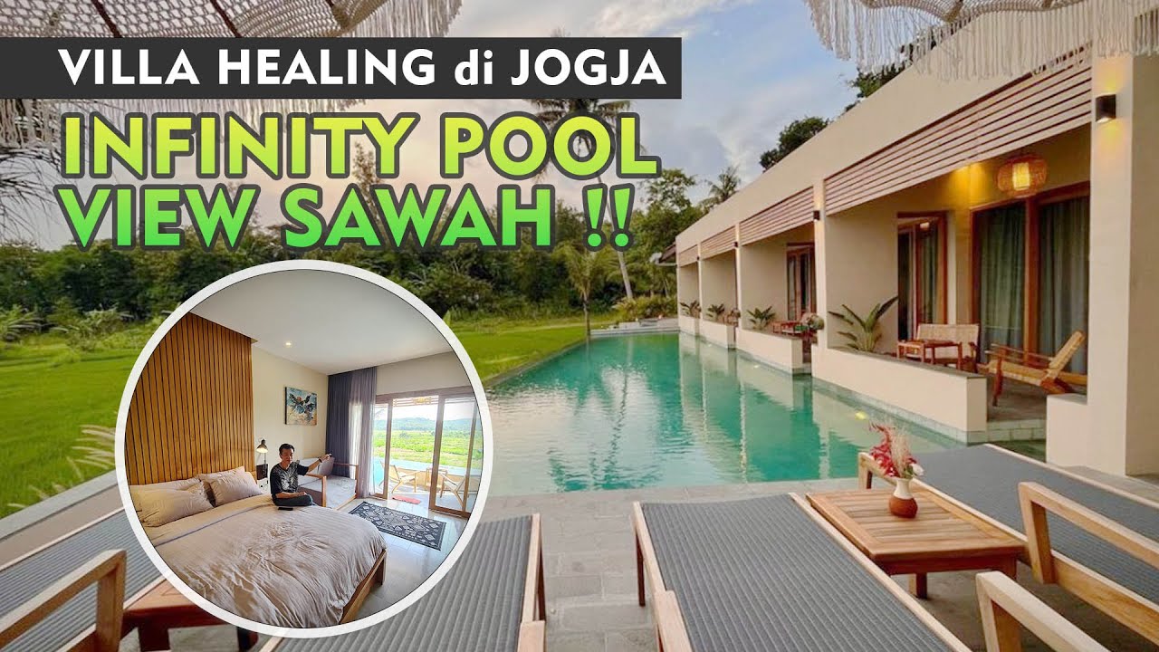 Rekomendasi Villa di Jogja, Infinity Pool & View Sawah - VILLA JOGJA ...
