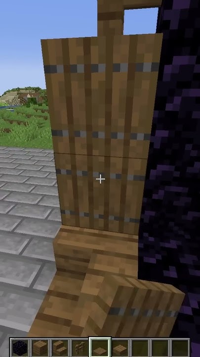 Minecraft Simple Nether Portal Design - YouTube