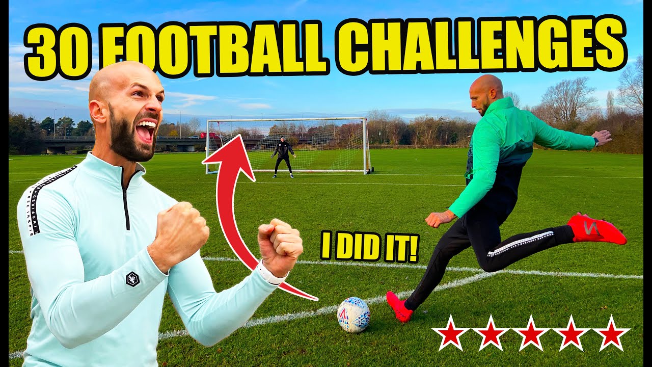 I Completed 30 Football Challenges!! - YouTube