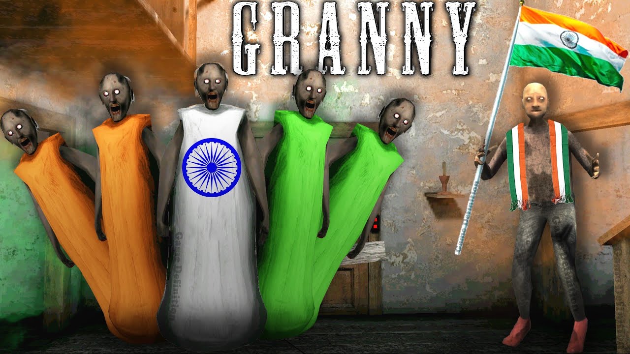 Granny Republic Day Celebration | Game Definition in Hindi New Update Chapter 1 Funny Grandpa ...