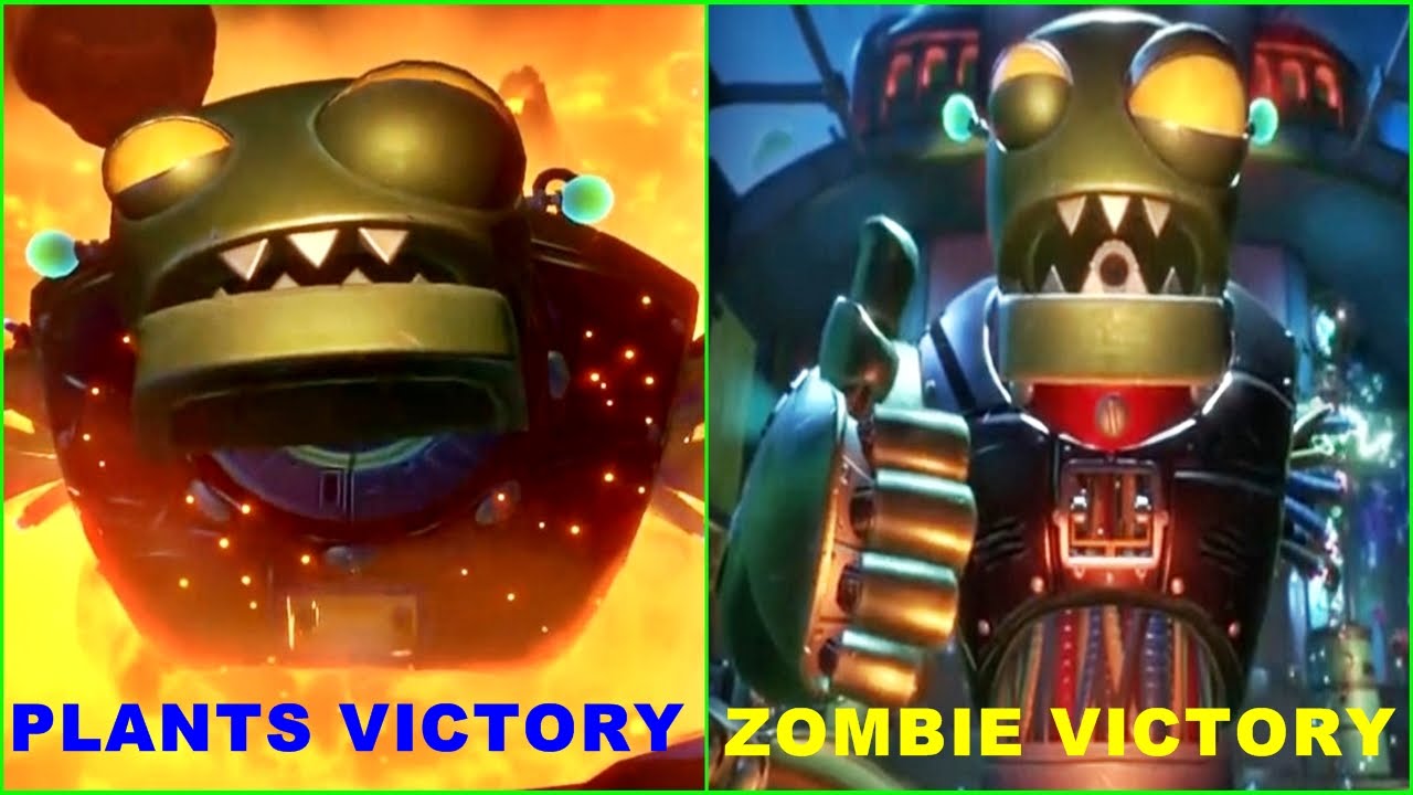 Plants vs Zombies Garden Warfare 2:Plants Victory & Zombie Victory ...