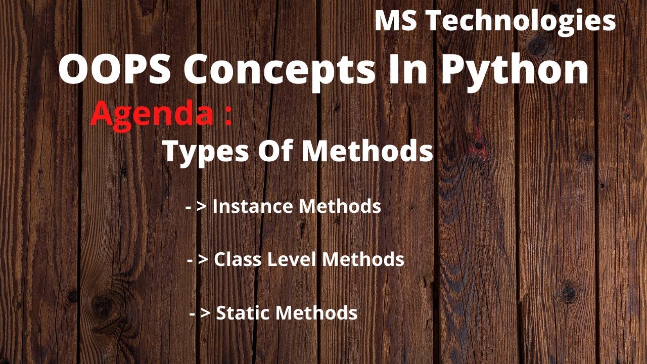 Python OOPS Concepts | Python OOP Tutorial | Python Classes and Objects | Python Tutorial - YouTube