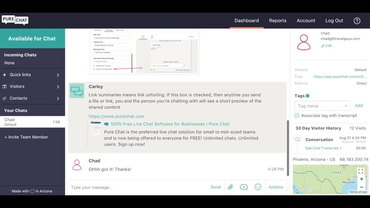 Pure Chat - Free Live Chat Software for Businesses - YouTube