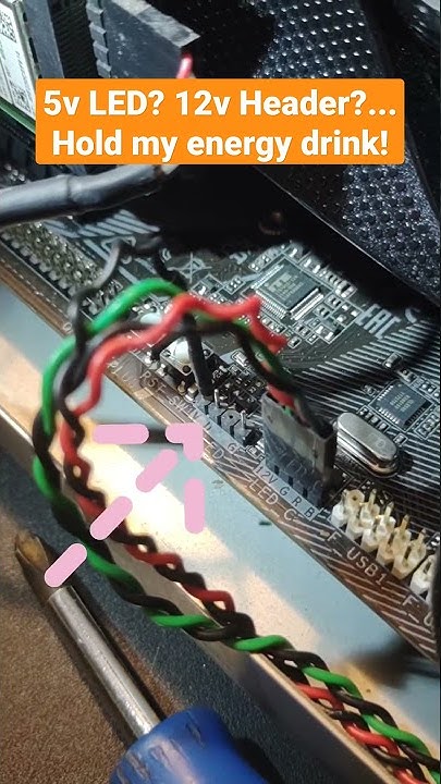 How I got 5v RGB LED Strips Working on the Motherboard RGB Header - YouTube