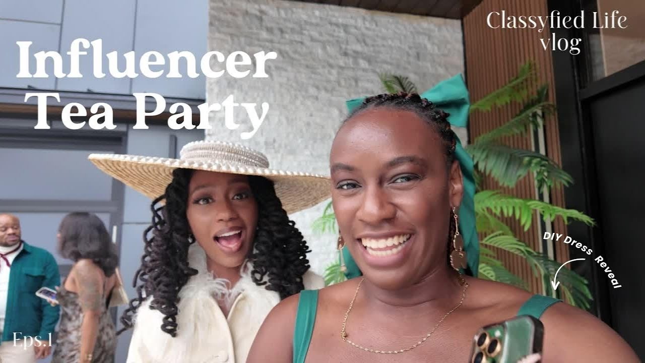 I MADE MY LOOK! | INFLUENCER TEA PARTY - YouTube