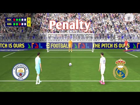 Penalty shootout |👉Man City vs Real Madrid | Mci vs Rma all goal ...