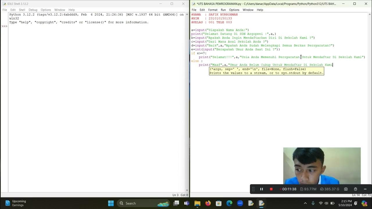 Belajar Phyton - YouTube