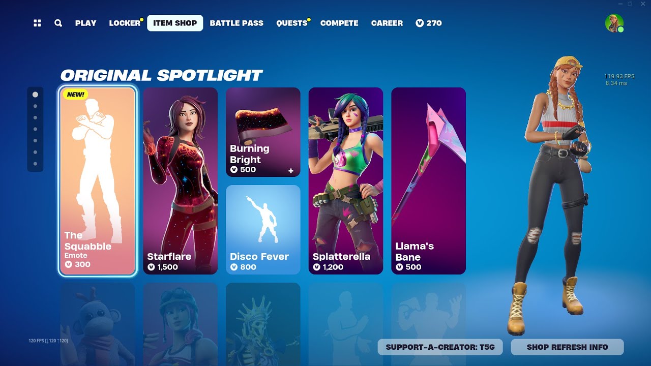 Fortnite New!!! The Squabble Emote + More - YouTube