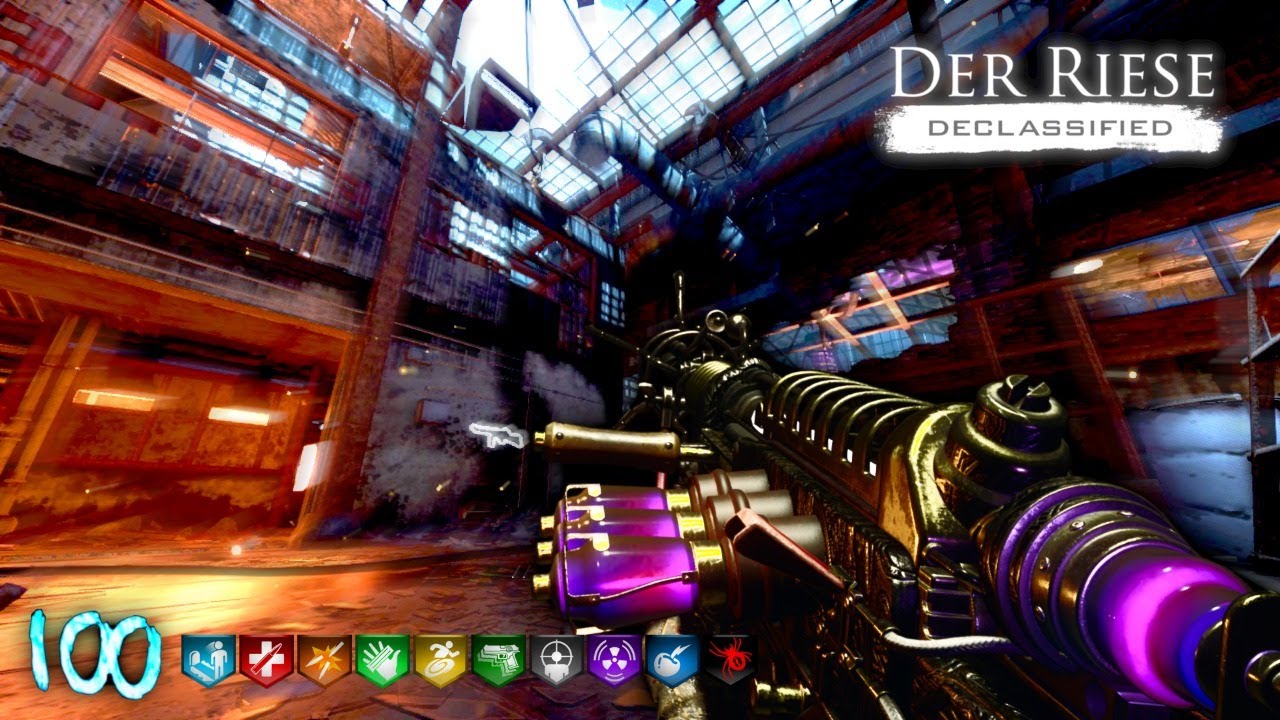 DER RIESE: DECLASSIFIED FULL EASTER EGG HUNT! (Black Ops 3 Zombies ...