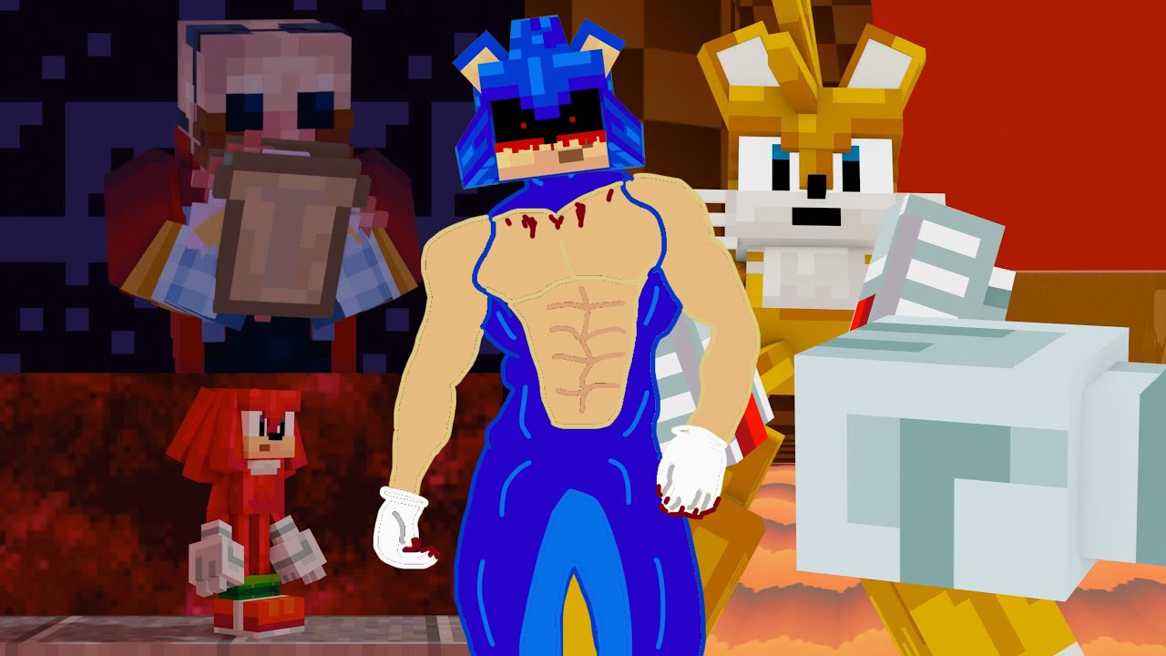 Sonic.EXE (2011x) if it was better - Minecraft Sonic Animation - YouTube