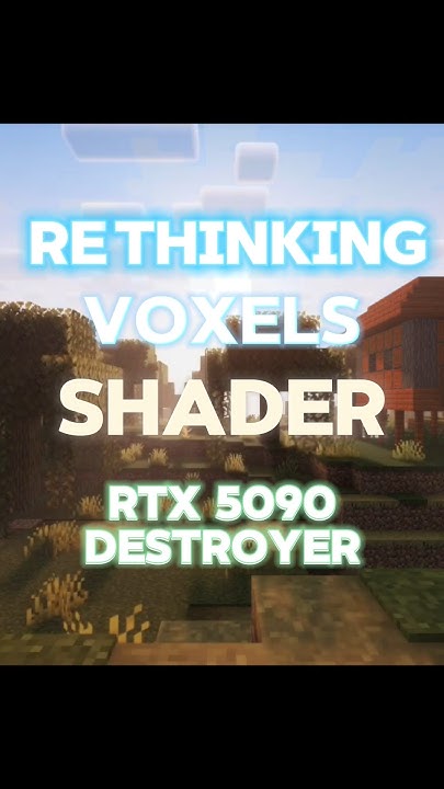 Rethinking Voxels shader #minecraft #trending #gaming #edit - YouTube