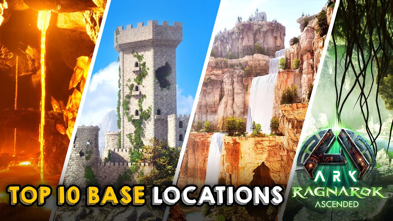 Top 10 Best Base Locations on Ragnarok | ARK: Survival Ascended - YouTube