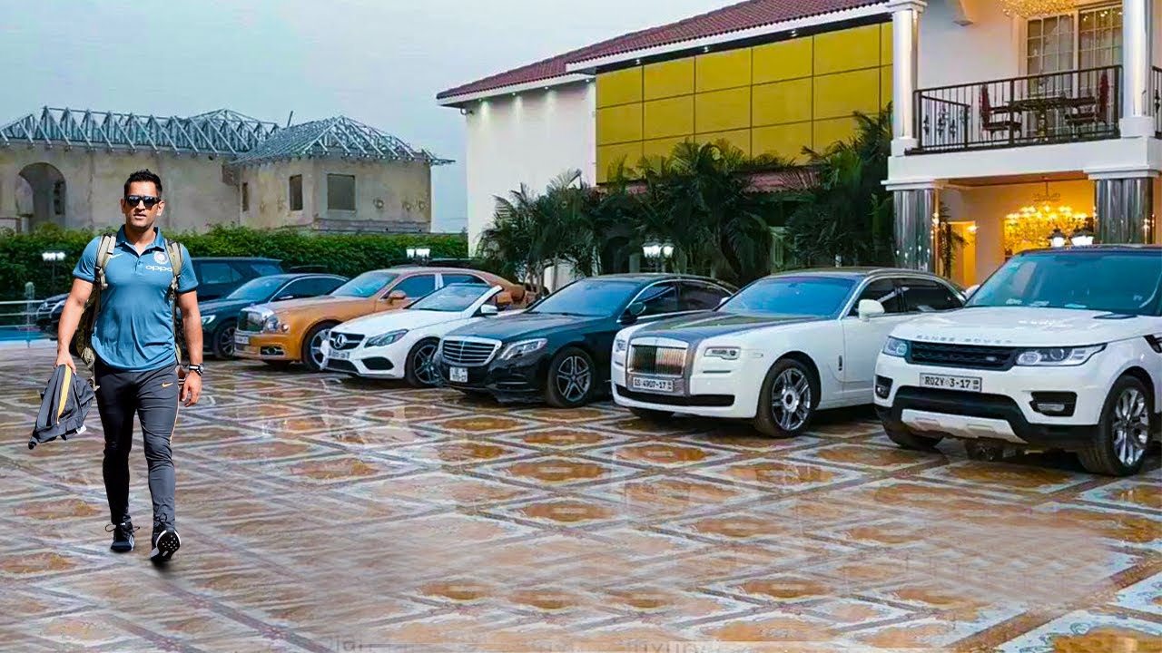 Cricketer Mahendra Singh Dhoni New Car Collection - YouTube