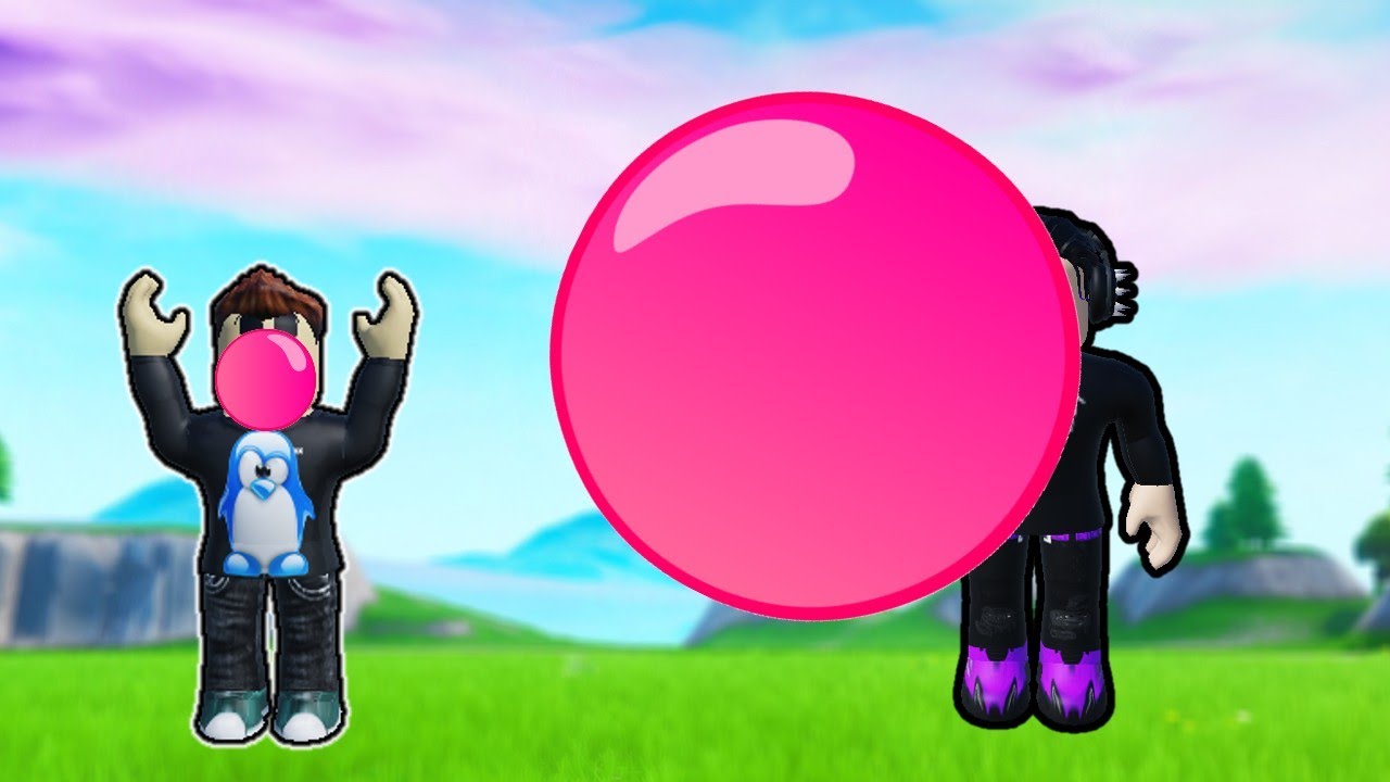 Who Can Blow The Biggest Bubble (Roblox) - YouTube