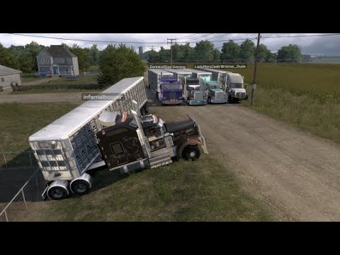 Holy truck did you know there are cattle trailers in ATS! - YouTube