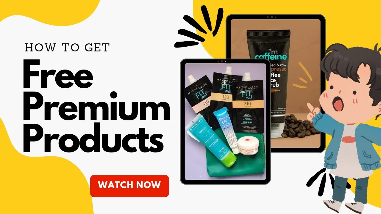 How To get Free Products Online From Big Brands For Trial Use | Free ...