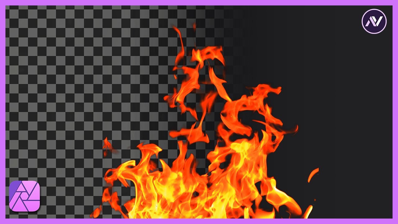 How To Remove Smokey Fire Background In Affinity Photo | Affinity Photo ...