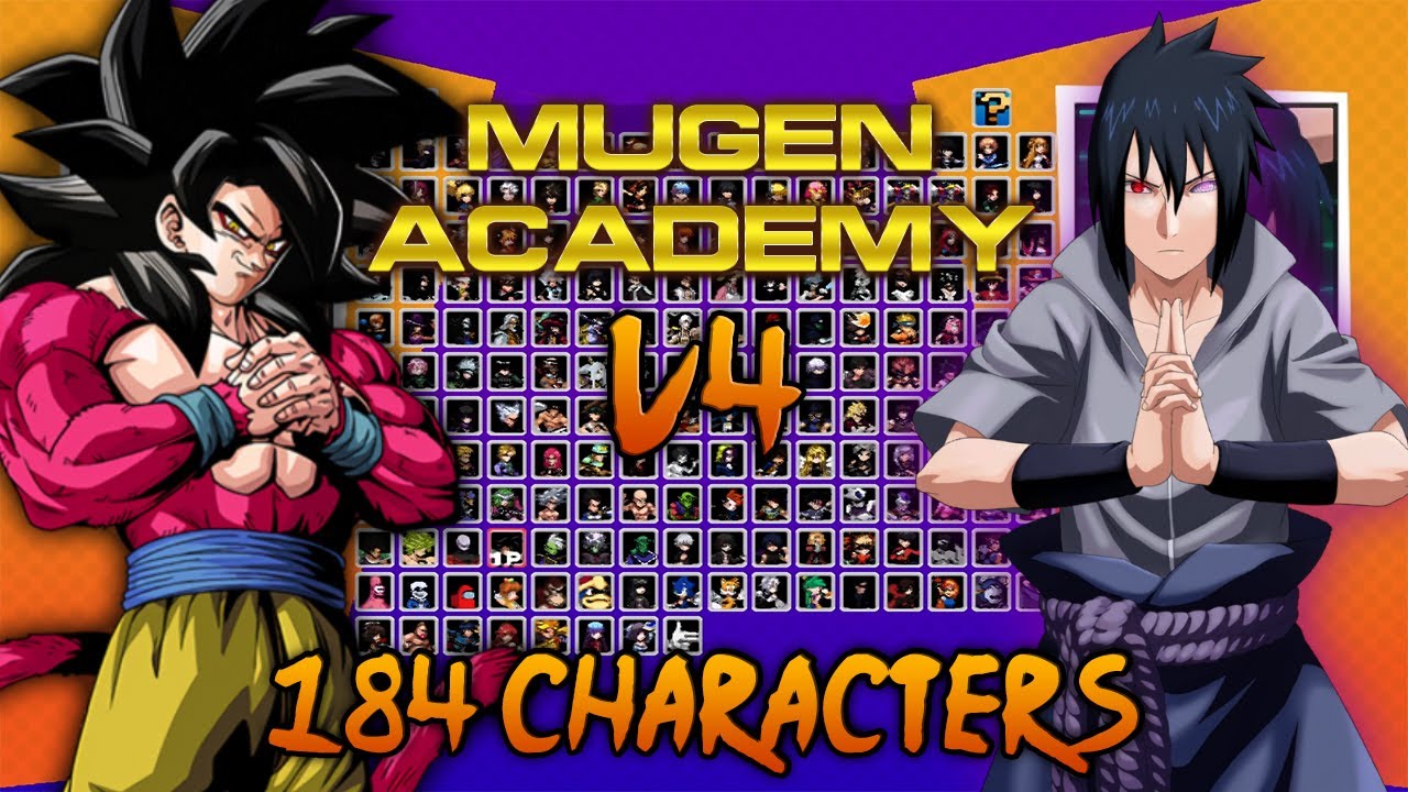 Mugen Academy V4 - 184 Characters (PC) [DOWNLOAD] - YouTube