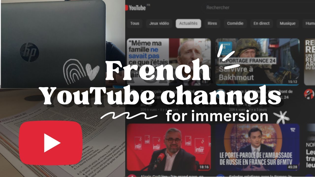 85+ French YouTube channels for Immersion - YouTube