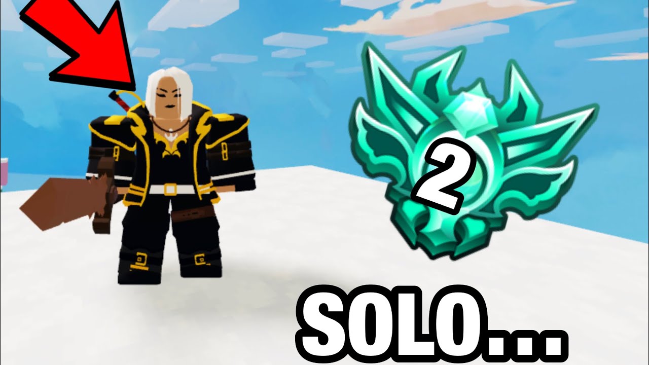 Solo Queue To PLATINUM Rank Ep.2 | Roblox Bedwars - YouTube