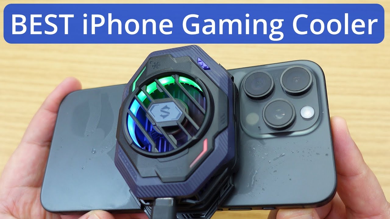 Best iPhone gaming cooler - YouTube