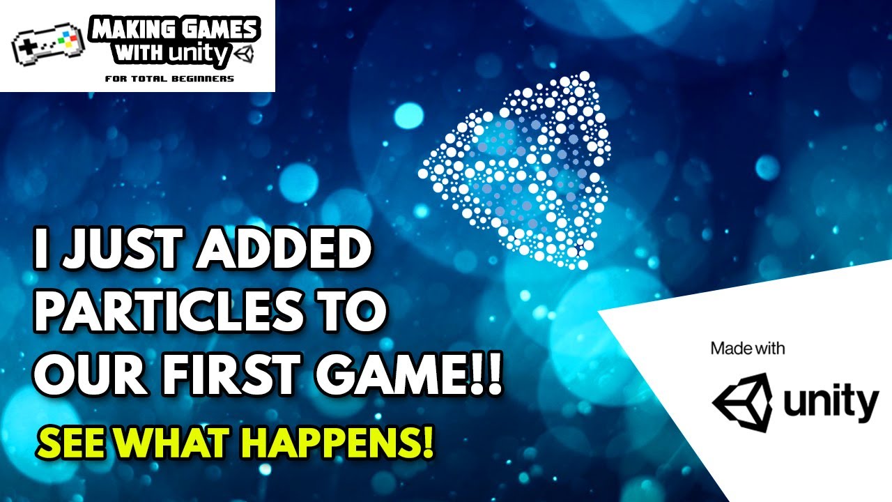 I just added Particles to our First Unity3D Game and it looks Awesome ...