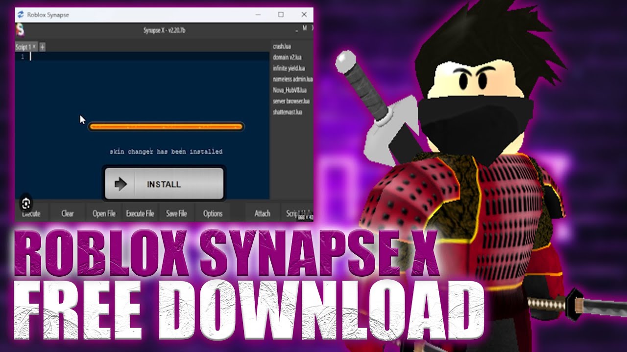 ROBLOX SYNAPSE X EXECUTOR | FREE DOWNLOAD TUTORIAL | SHOWCASE ON VIDEO ...