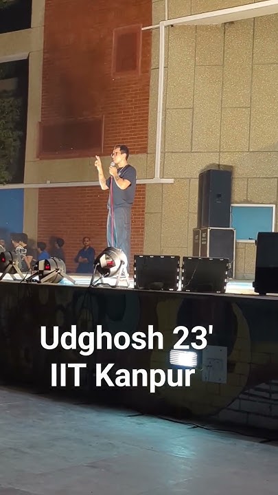 Udghosh 23' Comedy night by Yash Rathi #udghosh2023 #udghosh #iitkanpur #comedynights #yashrathi ...