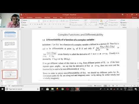 Complex Variables and Numerical Analysis S 2 - YouTube