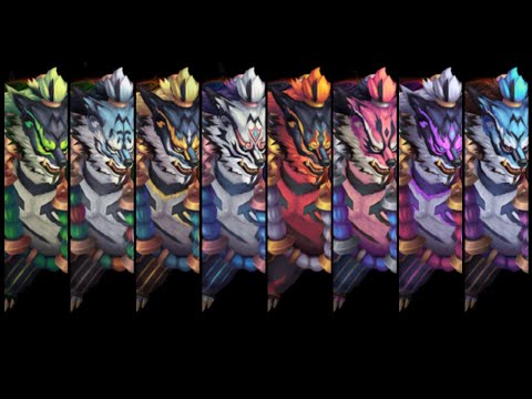 All Inkshadow Volibear Chromas - League of Legends - YouTube