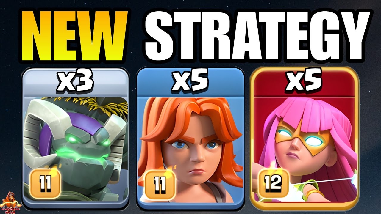 NEW GOLEM WITCH MANIA TH16 Attack Strategy with Army Link | Th16 Legend ...
