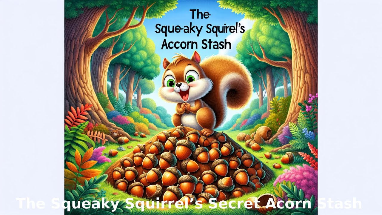 The Squeaky Squirrel’s Secret Acorn Stash - YouTube
