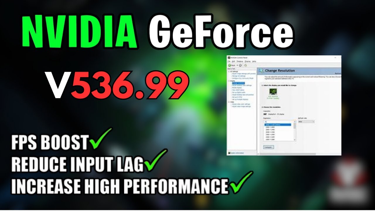 Nvidia Control Panel New update 536.99!! Best Settings For Gaming - YouTube