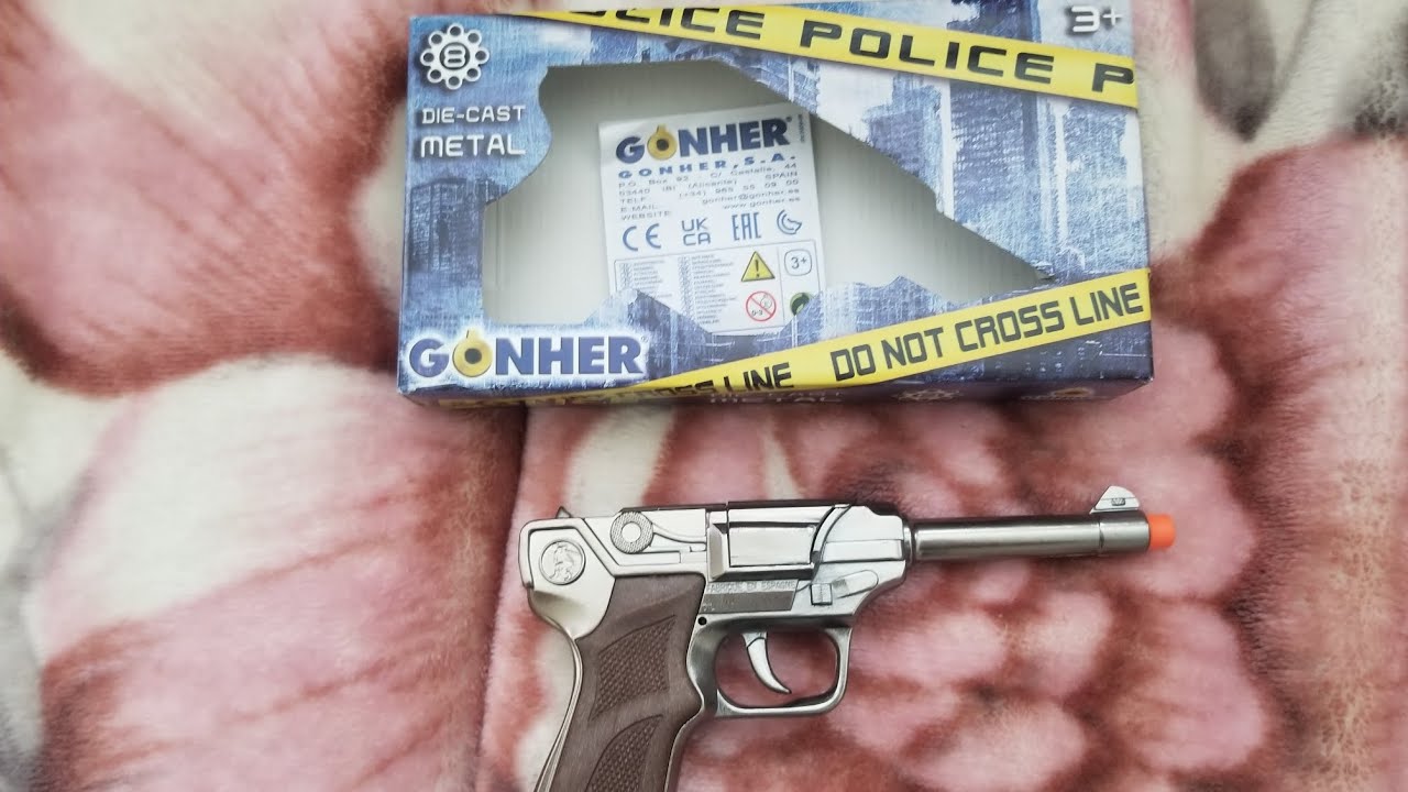 Gonher Cap Gun 2!!! (Luger) - YouTube