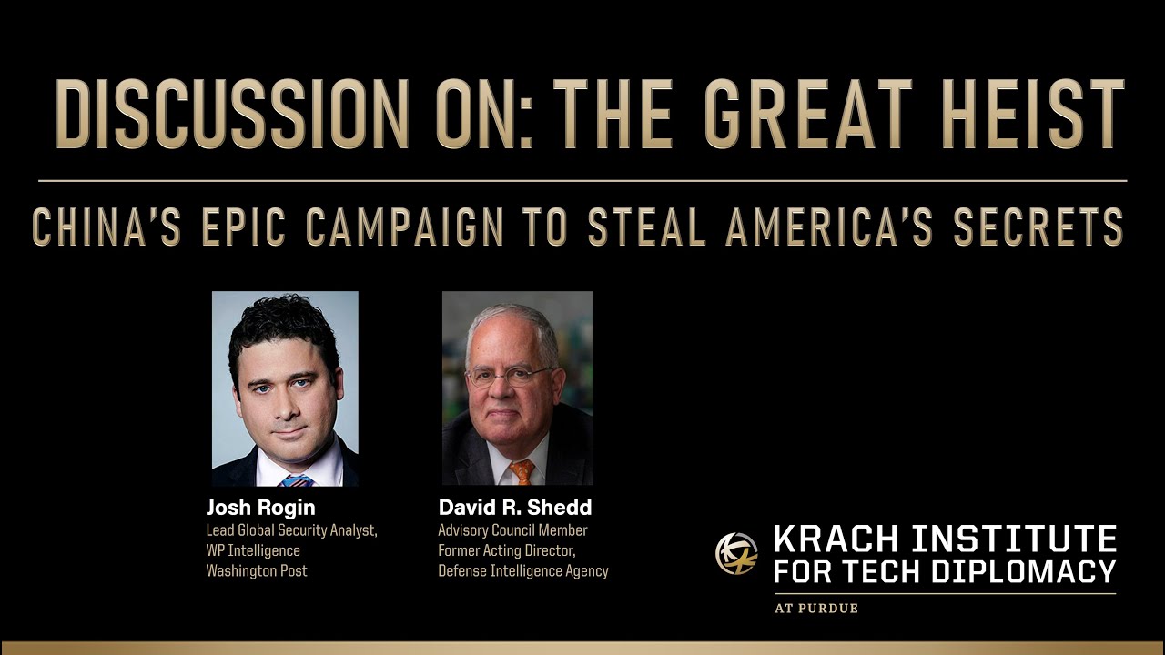 Discussion On: The Great Heist -- China's Epic Campaign To Steal ...
