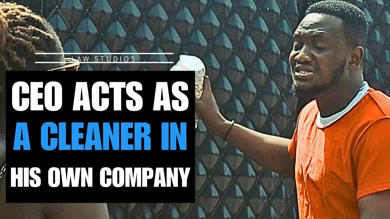 CEO Acts As A Cleaner In His Own Company To Test Employee. - YouTube