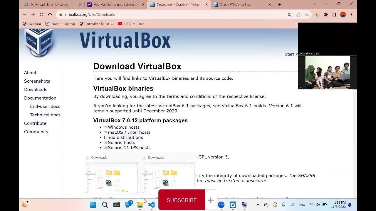 video tutorial instalasi virtual box dan instalasi distro linux fedora di virtual box(Praktikum ...