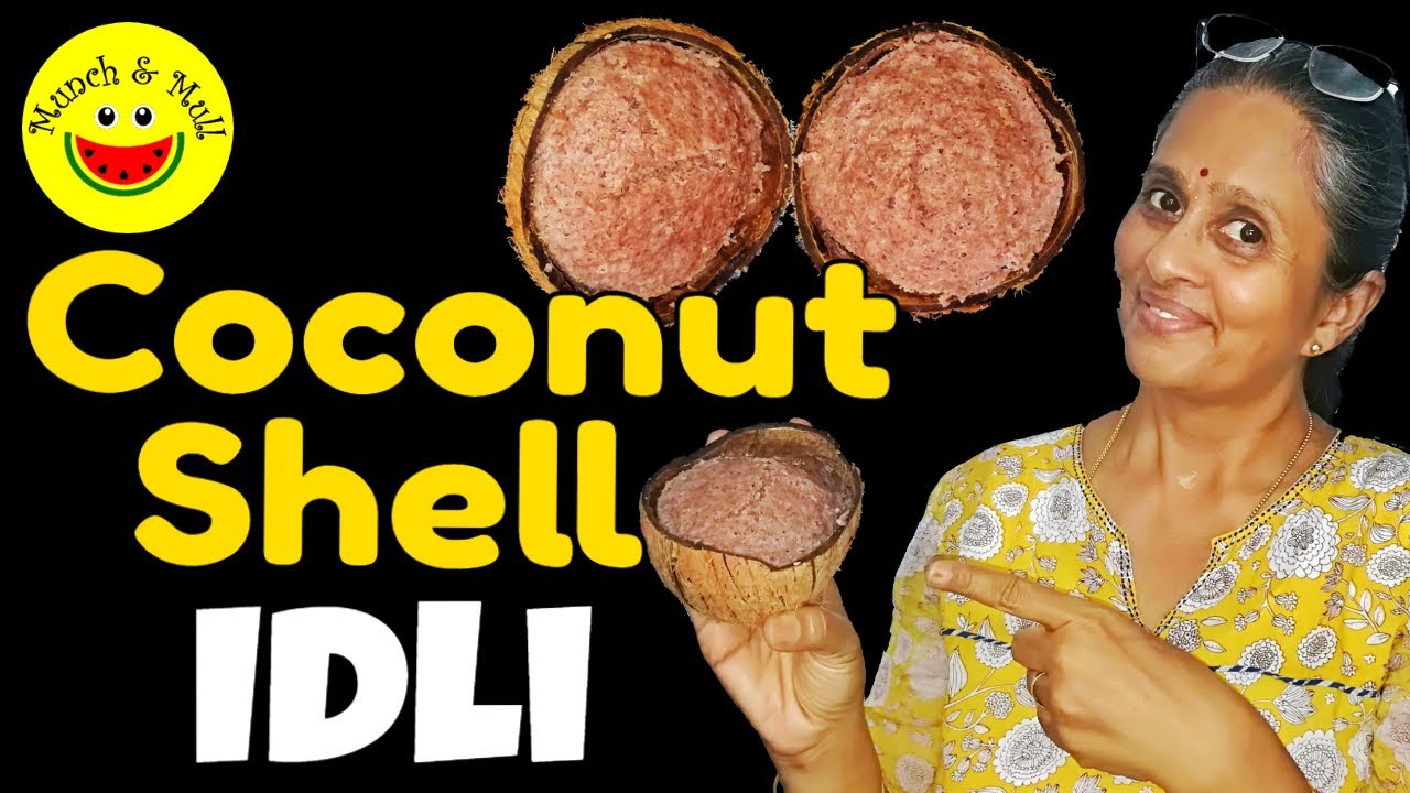 How to make Coconut Shell Idli with Brown Rice Idli Batter - YouTube