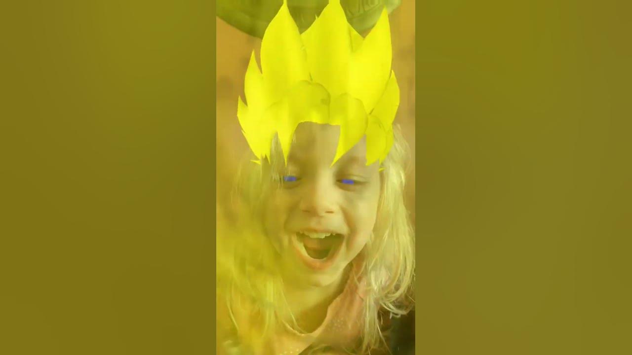 She Achieves Super Saiyan After Trying With All Her Might Youtube