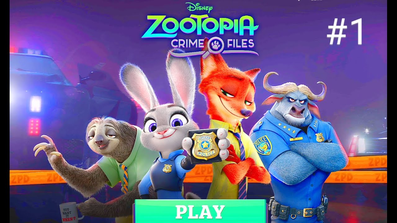 Zootopia crime files #1เกมส์แรกของช่อง - YouTube
