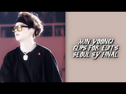 min yoongi - 191026 editing clips