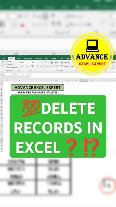 😱Delete Particular Record From Data || Advance Excel 💯|| #shortsfeed #shorts #youtube #excel #yt ...