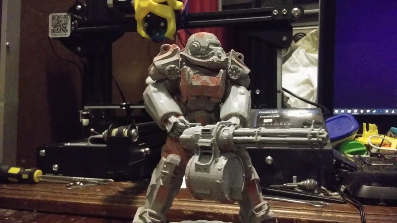Model Showcase: T-60 Suit of Power Armor - YouTube