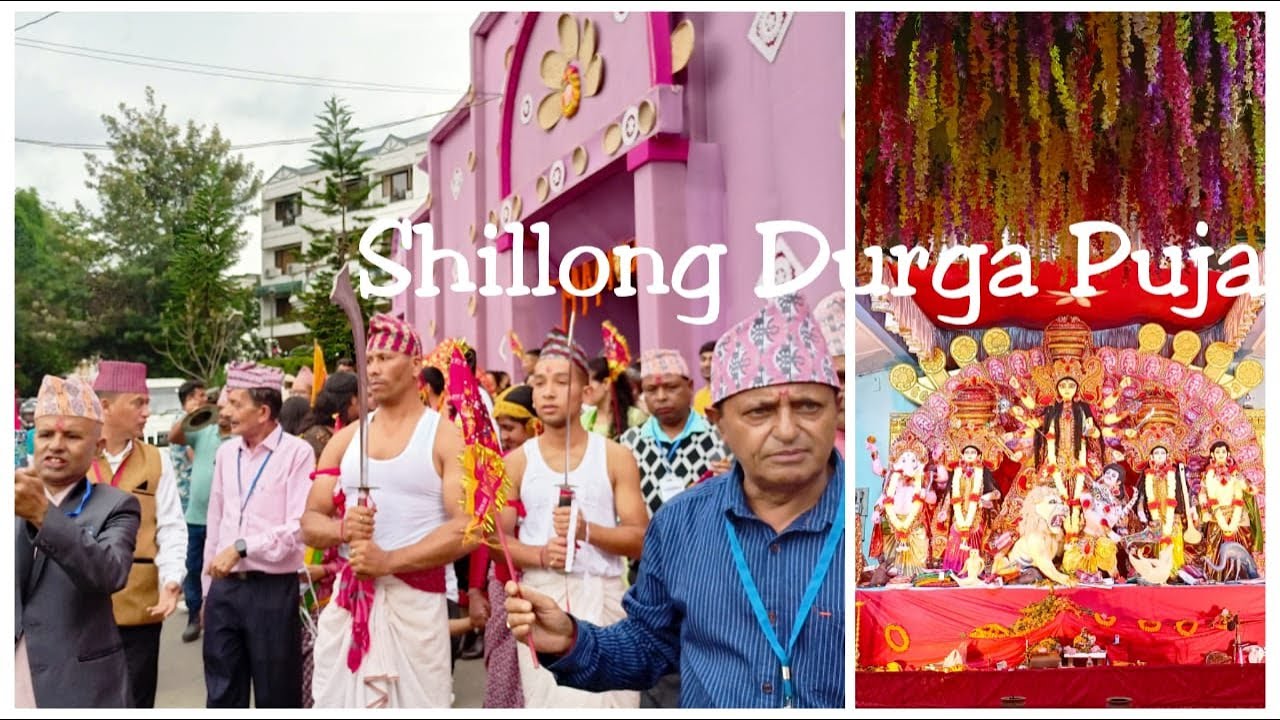 Shillong Durga Puja | Phulpati | Saptami Puja | #vlog - 14 | Bina ...