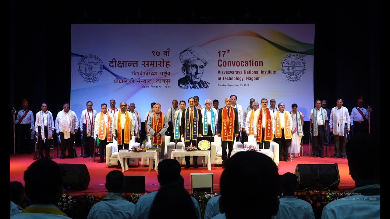 VNIT NAGPUR: 17th CONVOCATION 2019 - YouTube