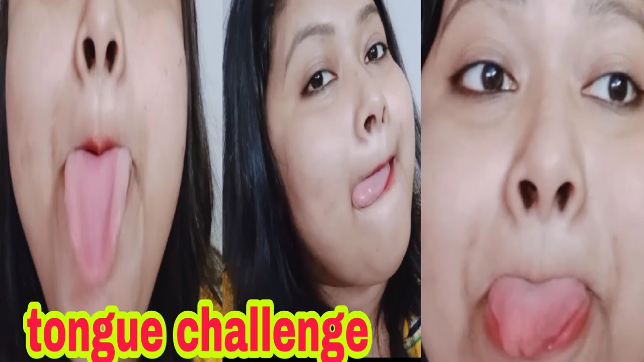 today I am share funny challenge tongue challenge😛😝@bengalivloggerrima ...