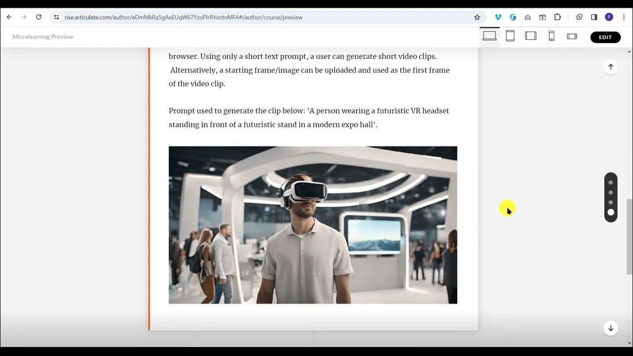 Creating microlearning using Rise 360: Explainer 3 of 6 - Add an interactive timeline block ...