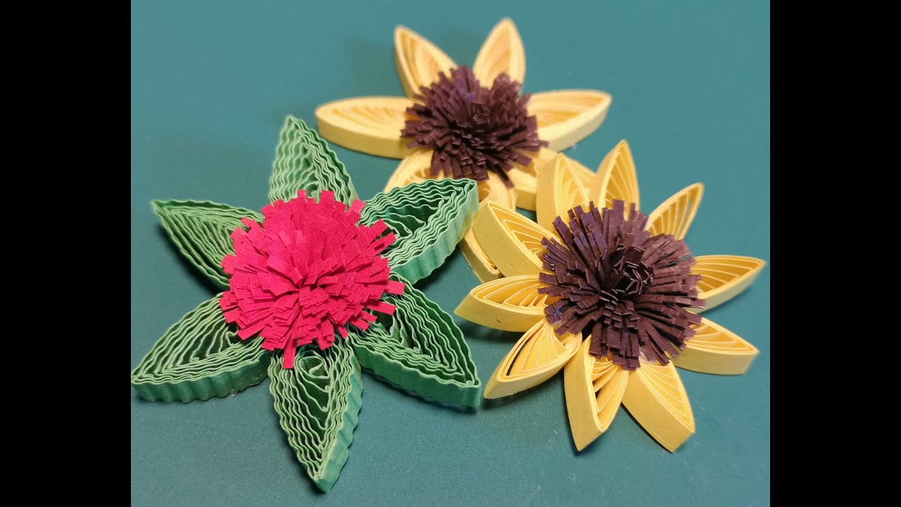 HOW TO MAKE a Quilling Flower / QUILLING FOR BEGINNERS / SUPER EASY ...