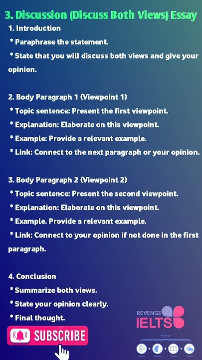 3. Discussion (Discuss Both Views) Essay. #ielts_revenge # ...